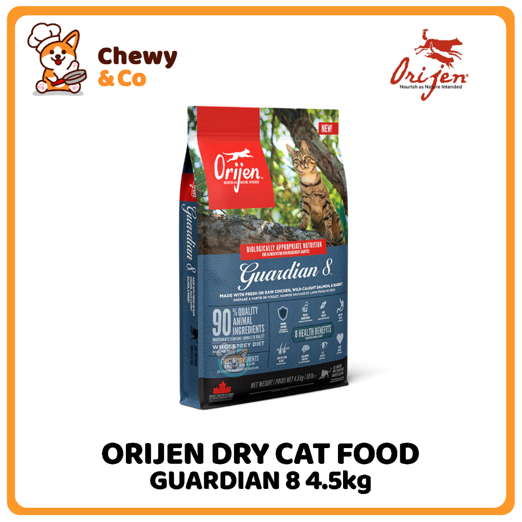 Orijen Dry Cat Food Guardian 8 4.5kg | Shopee Philippines
