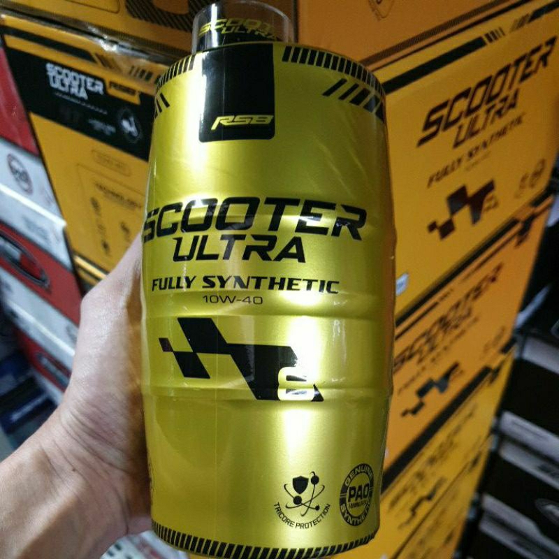 RS8 SCOOTER ULTRA FULL SYNTHETIC 10W 40 OIL 1 LITER | Shopee Philippines