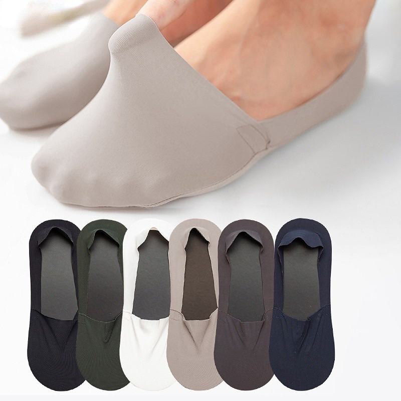ICONIC • Men No Show Boat/Loafers socks for men with silicon tab ...