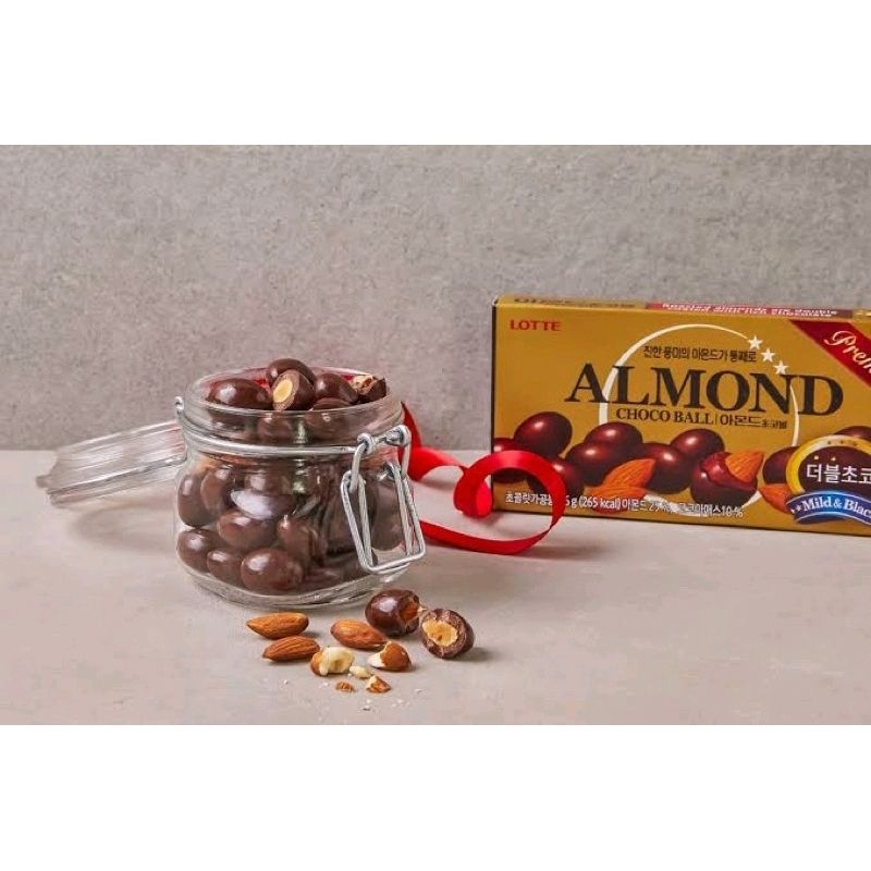 LOTTE ALMOND CHOCO BALLS 46g (Authentic) | Shopee Philippines