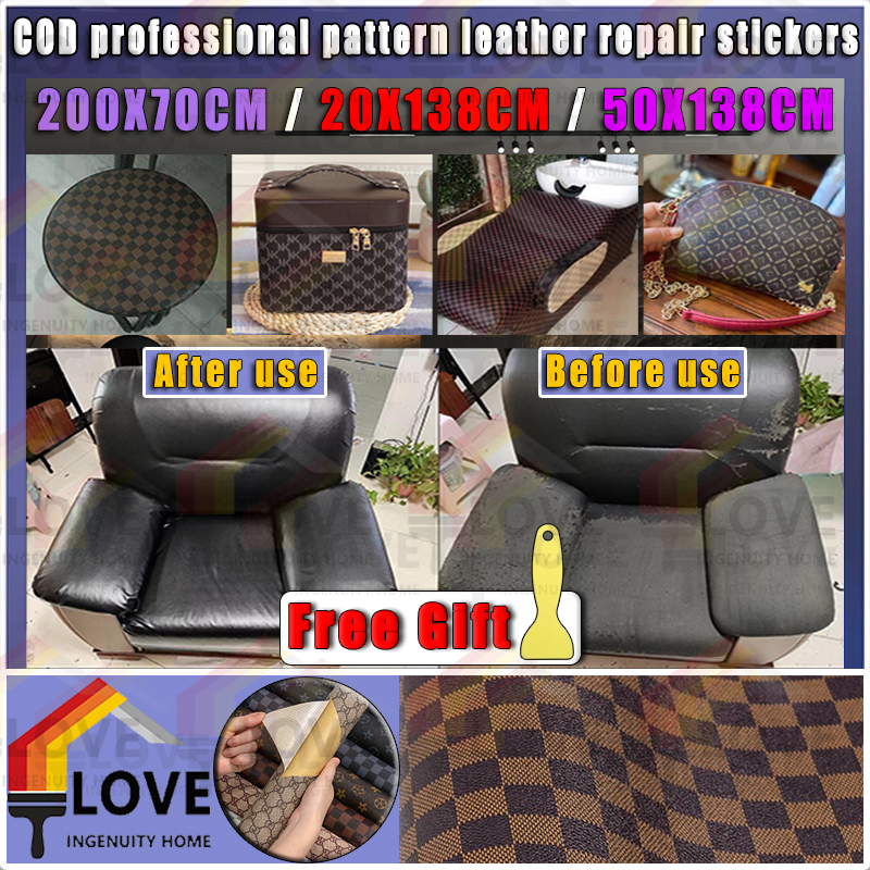 【In stock】COD 70CM*200CM Self Adhesive Leather Patch Stickers No ...