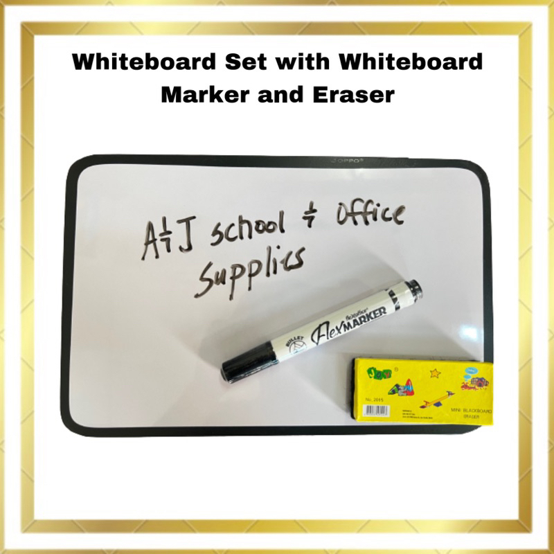 Whiteboard Set with Whiteboard Marker and Eraser Assorted Color ...