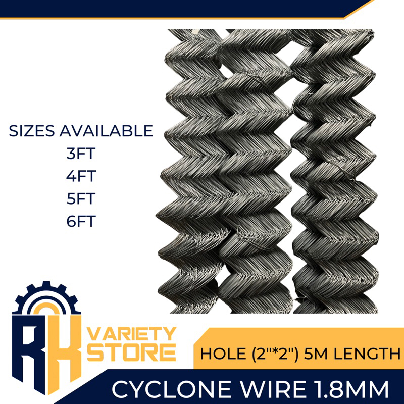 CYCLONE WIRE MESH 2"*2" HOLE, 6FT HEIGHT, 5M LENGTH, (1.8MM) THICKNESS ...