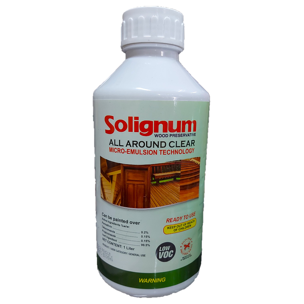 Solignum Wood Preservative All Around Clear for Termite Control - 1L ...
