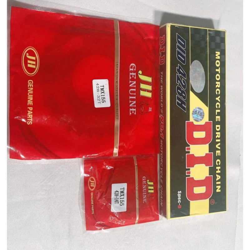 Chain 130L Set For Tmx155/Tmx125/Rusi125 high quality | Shopee Philippines