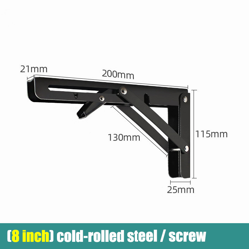 Folding Angle Bracket Adjustable Wall Mounted Folding Table Shelf ...