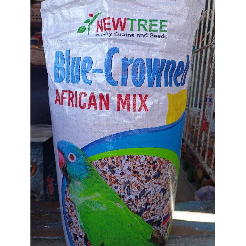 African Mix Blue Crowned repacked 1kg | Shopee Philippines