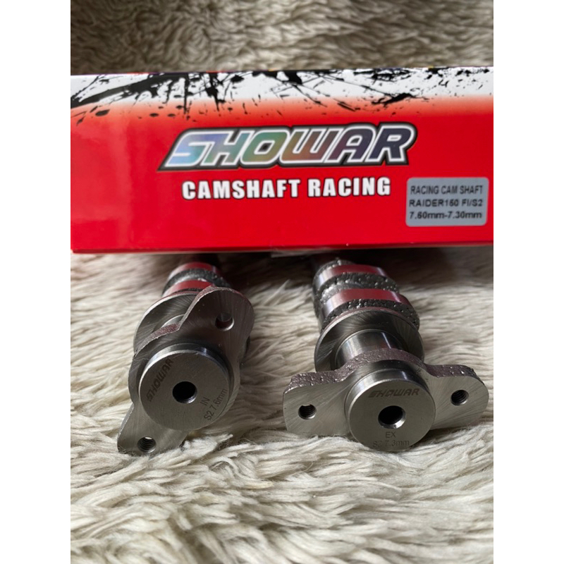 SHOWAR RACING CAMSHAFT RAIDER150 FI/S2 7.60MM-7.30MM | Shopee Philippines