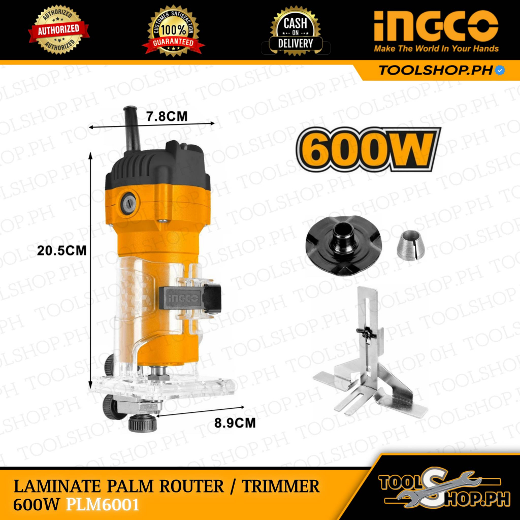 INGCO Laminate Router Trimmer 500W PLM5002 | Shopee Philippines