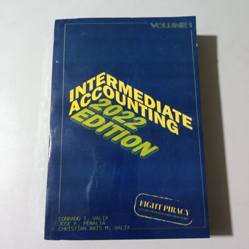 intermediate Accounting volume one 2022 By Valix | Shopee Philippines