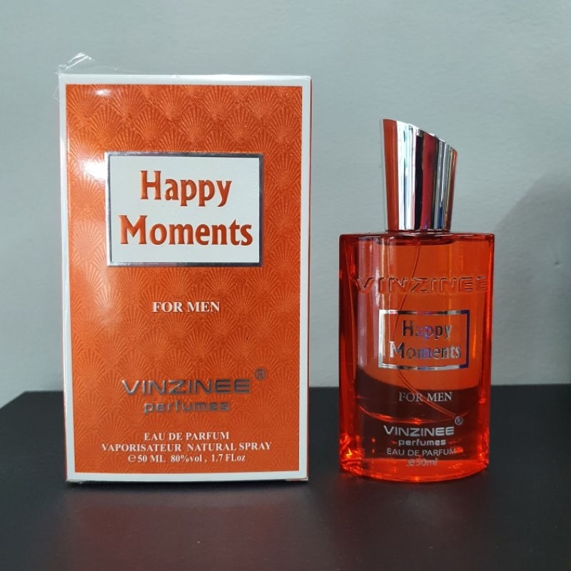 VINZINEE PERFUME HAPPY MOMENTS FOR MEN 50ML | Shopee Philippines