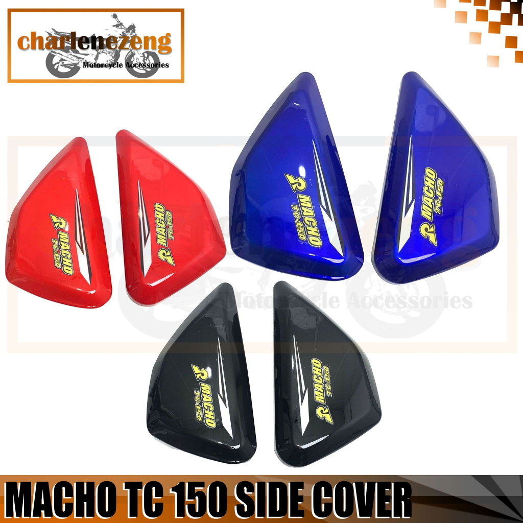MACHO RUSI / TC 150 SIDE COVER / Battery Cover ( RED, BLUE, BLACK) HIGH ...