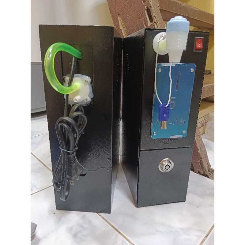 Allan single metal box for shampoo with gripo seconds timer 5piso slot ...