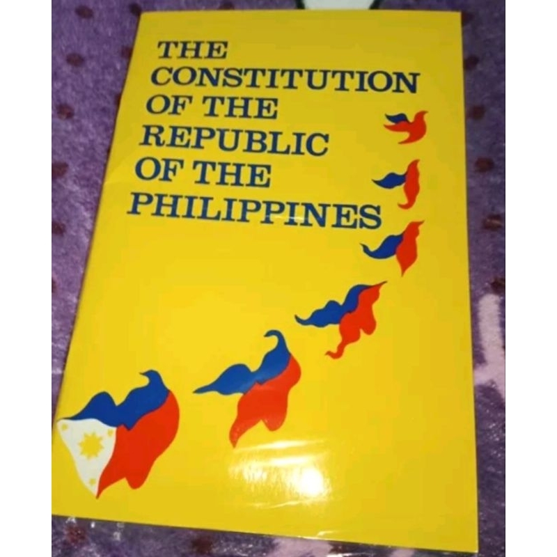 THE CONSTITUTION OF THE REPUBLIC OF THE PHILIPPINES | Shopee Philippines