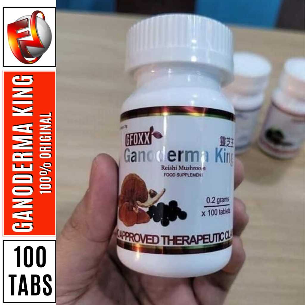 Original Ganoderma king, Reishi mushroom 100 Tablets | Shopee Philippines