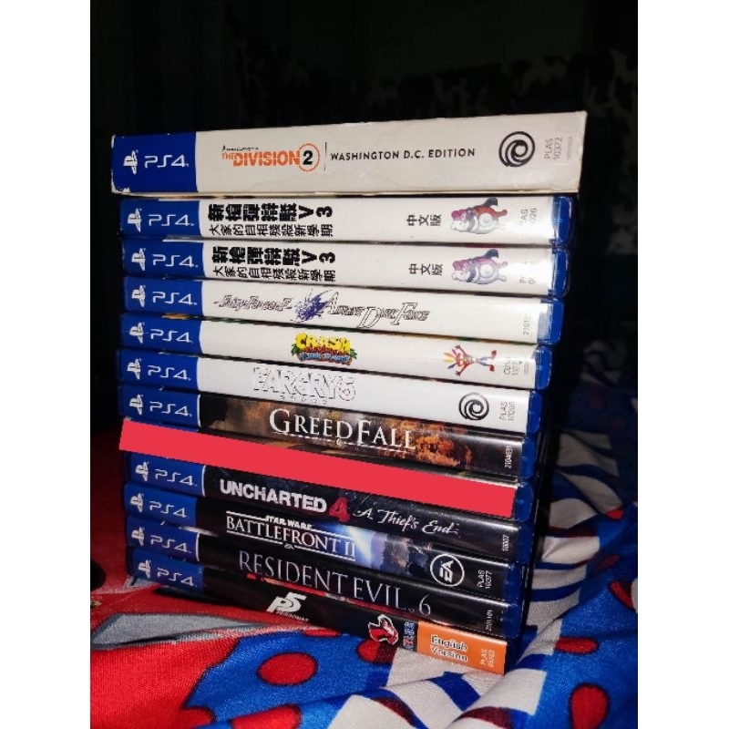 PlayStation 4 Games (Set A) | Shopee Philippines