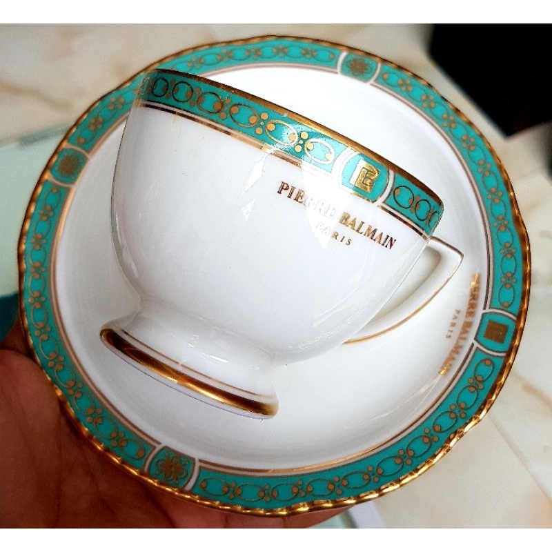 Pierre Balmain cup and saucer (unused like condition) | Shopee Philippines