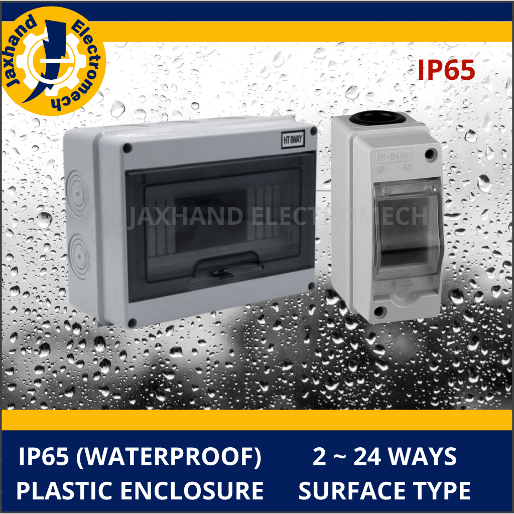 Distribution Box 2ways - 12 ways IP65 Weatherproof ABS Plastic ...