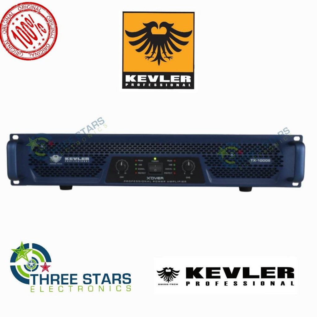 2023 Kevler Professional TX - 1000S 1000 Watts x2 Rms Dual Channel with ...