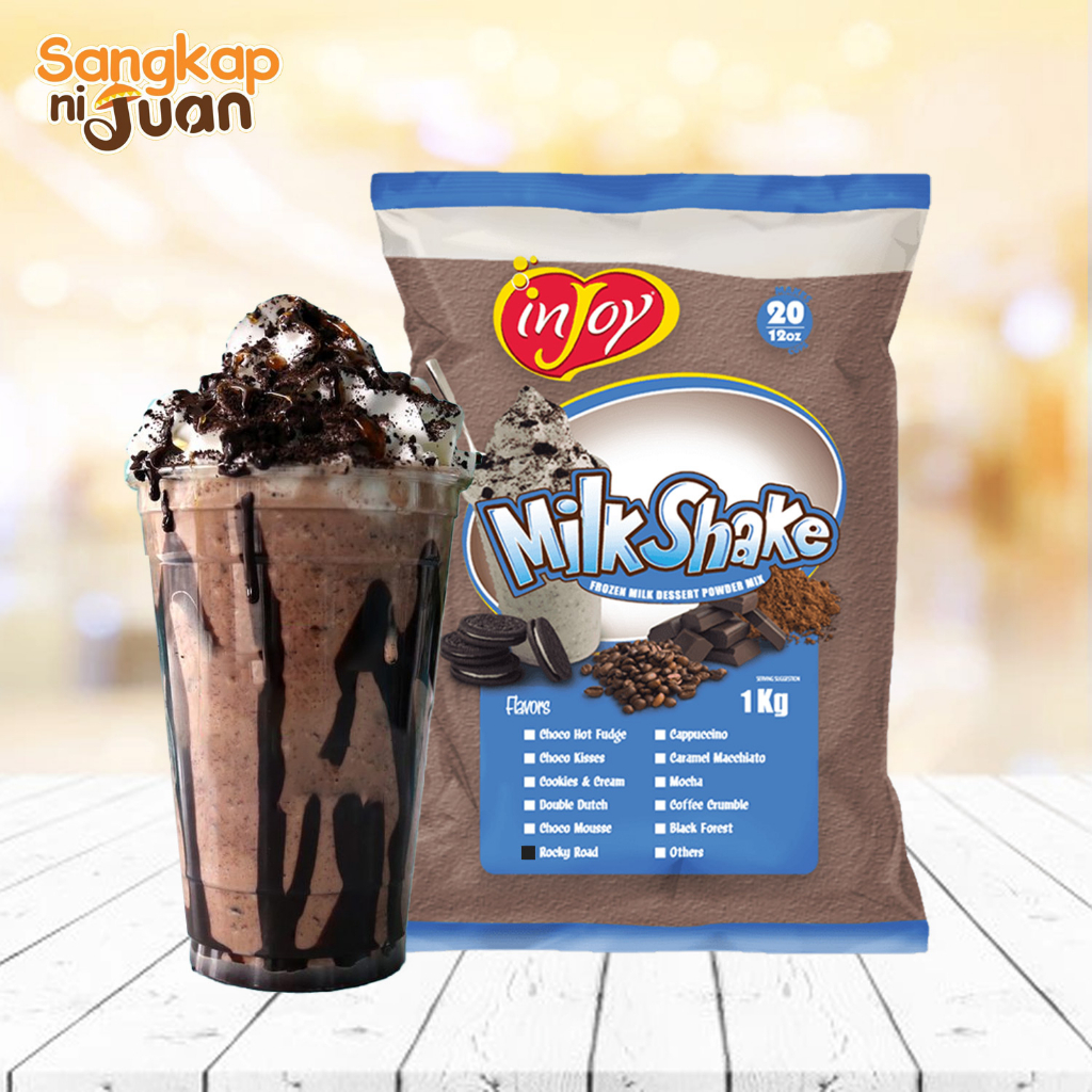 Injoy MilkShake Powder ROCKY ROAD 1KG | Shopee Philippines