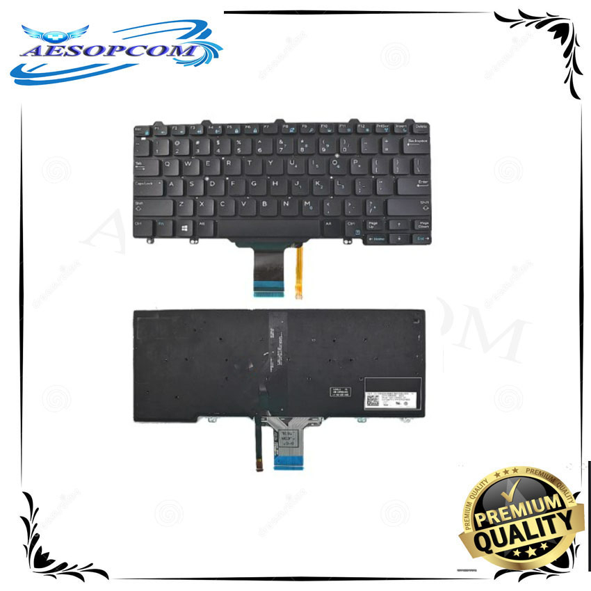 Laptop keyboard for Dell Latitude E7250 E5250 E5270 5250 7250 | Shopee ...