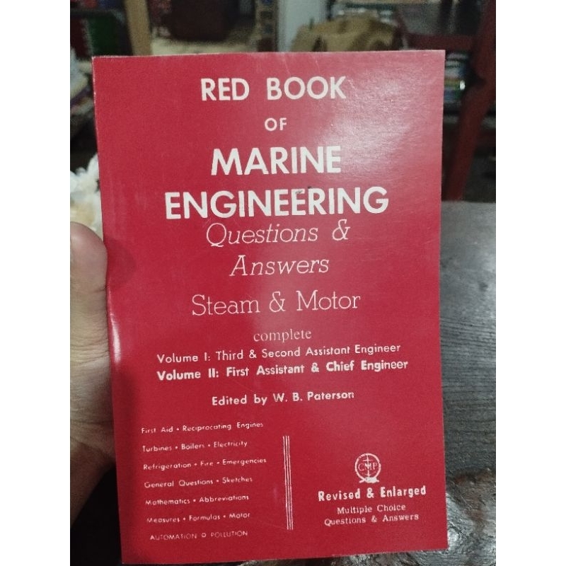 Red book of marine Engineering | Shopee Philippines