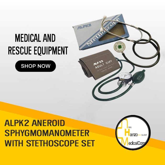 ALPK2 ANEROID SPHYGMOMANOMETER WITH STETHOSCOPE SET | Shopee Philippines