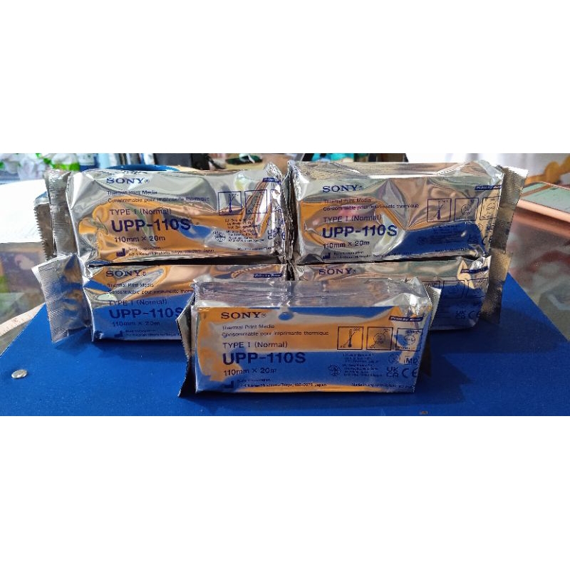 THERMAL PRINT MEDIA TYPE 1(NORMAL)UPP-110S 110MM X 20M(SONY) | Shopee ...