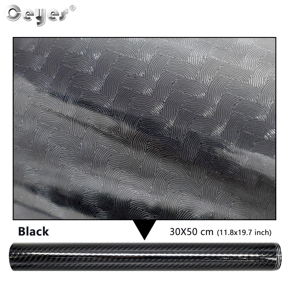 Ceyes 7D Carbon Fiber Sticker Waterproof Glossy Vinyl Roll Motorcycle ...