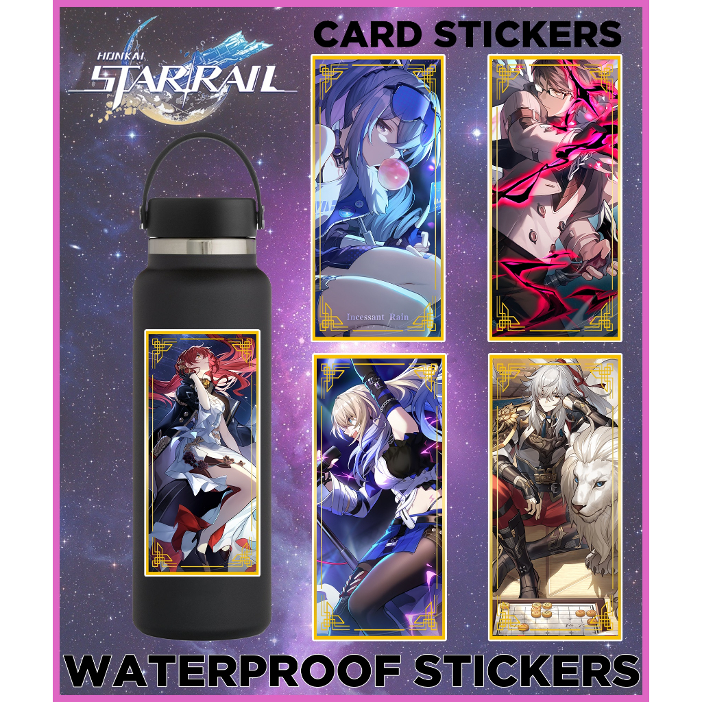 Honkai: Star Rail Characters [PORTRAIT CARD DESIGN STICKER | Laminated ...