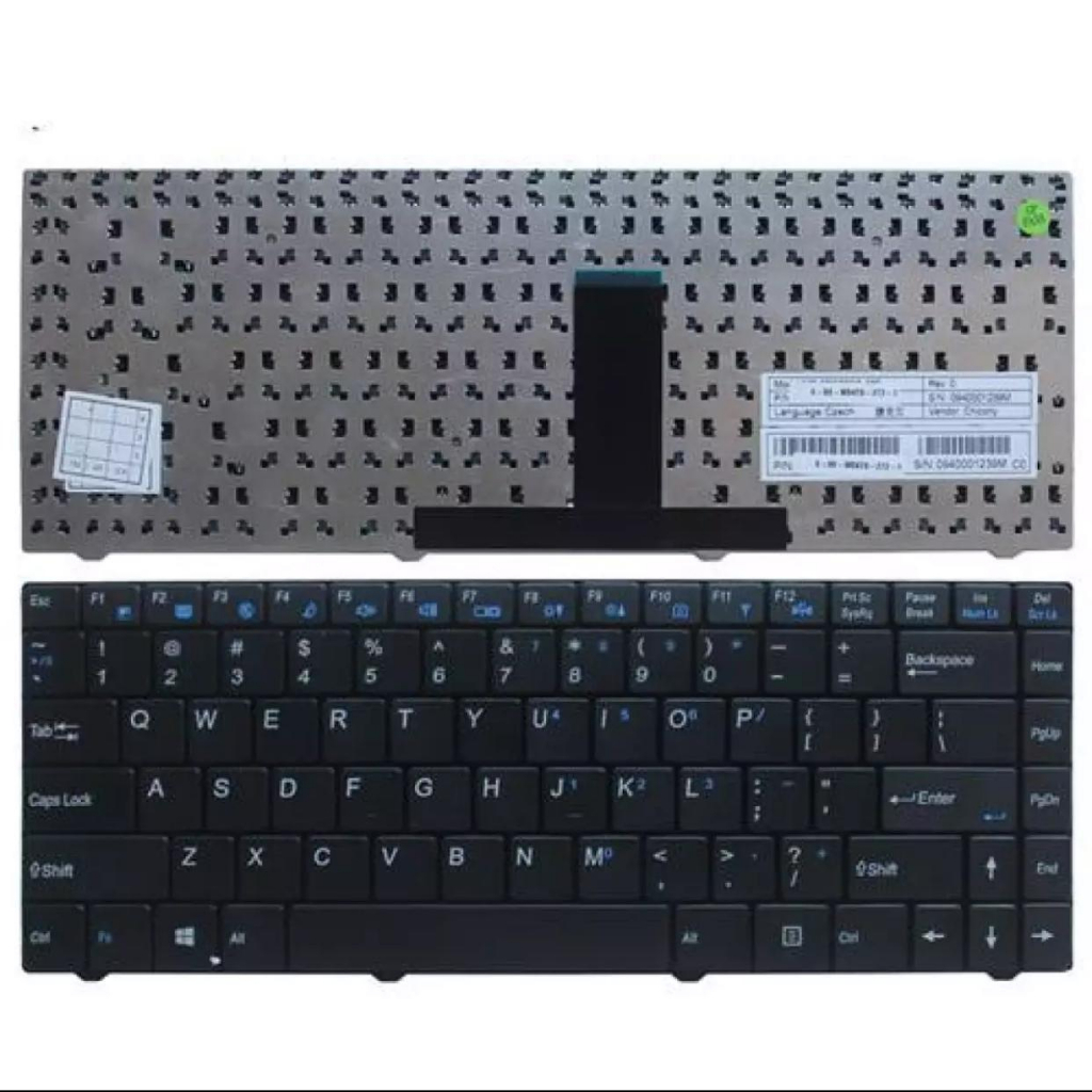 CLEVO W84 W840T C4500 M4121 C4500 W7425 C4106 Laptop Keyboard | Shopee ...