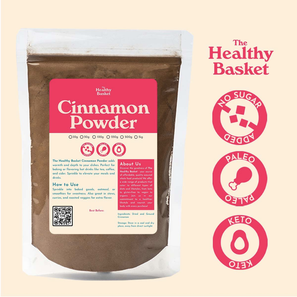 Healthy Basket Pure Cinnamon Powder (250g, 500g & 1kg) | Shopee Philippines