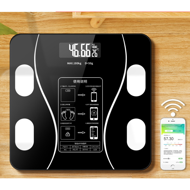 100% Original Meet Smart Digital Scale Battery Version Bluetooth APP ...