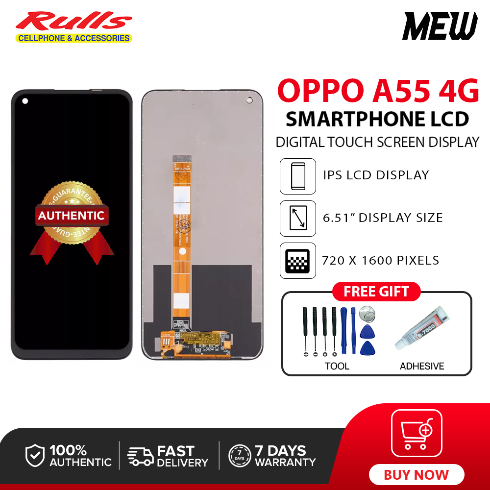 Smartphone LCD for Oppo A55 4G Digital Touch Screen Display Frame ...