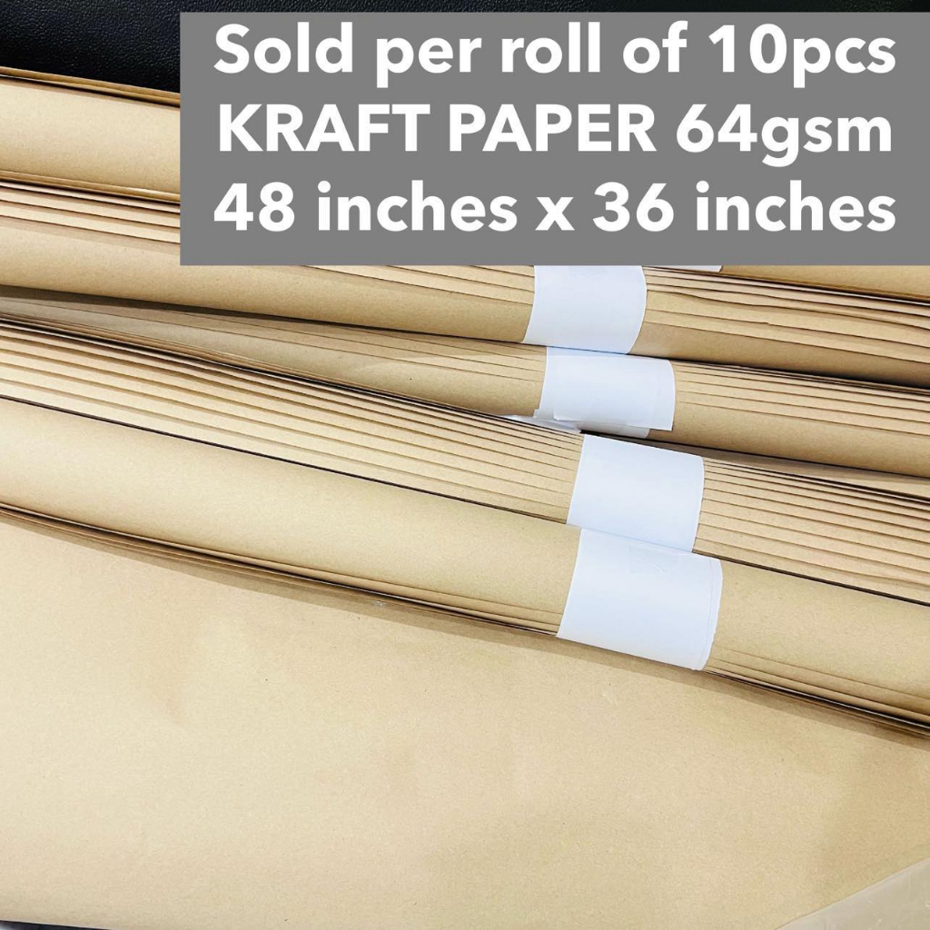 EIGER Paperlink KRAFT PAPER #80 60gsm Size: 48 inches x 36 inches (SOLD ...