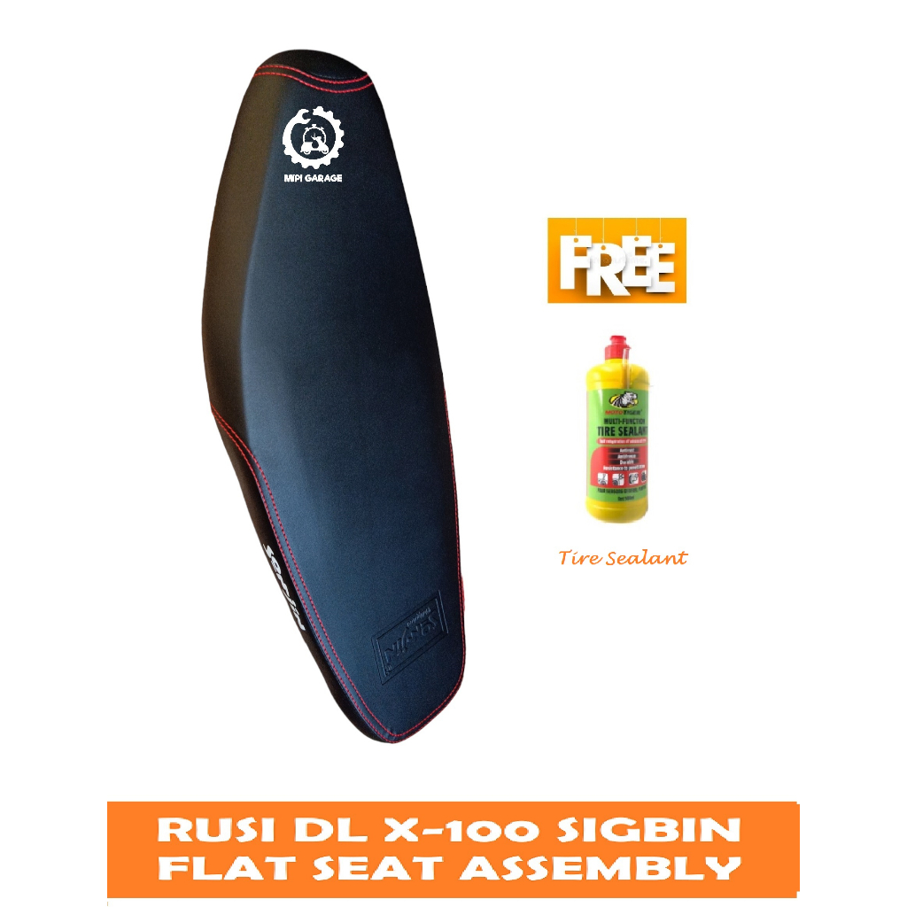 Flat Seat Assembly for RUSI DL X-100 SIGBIN - Somjin with FREE Tire ...