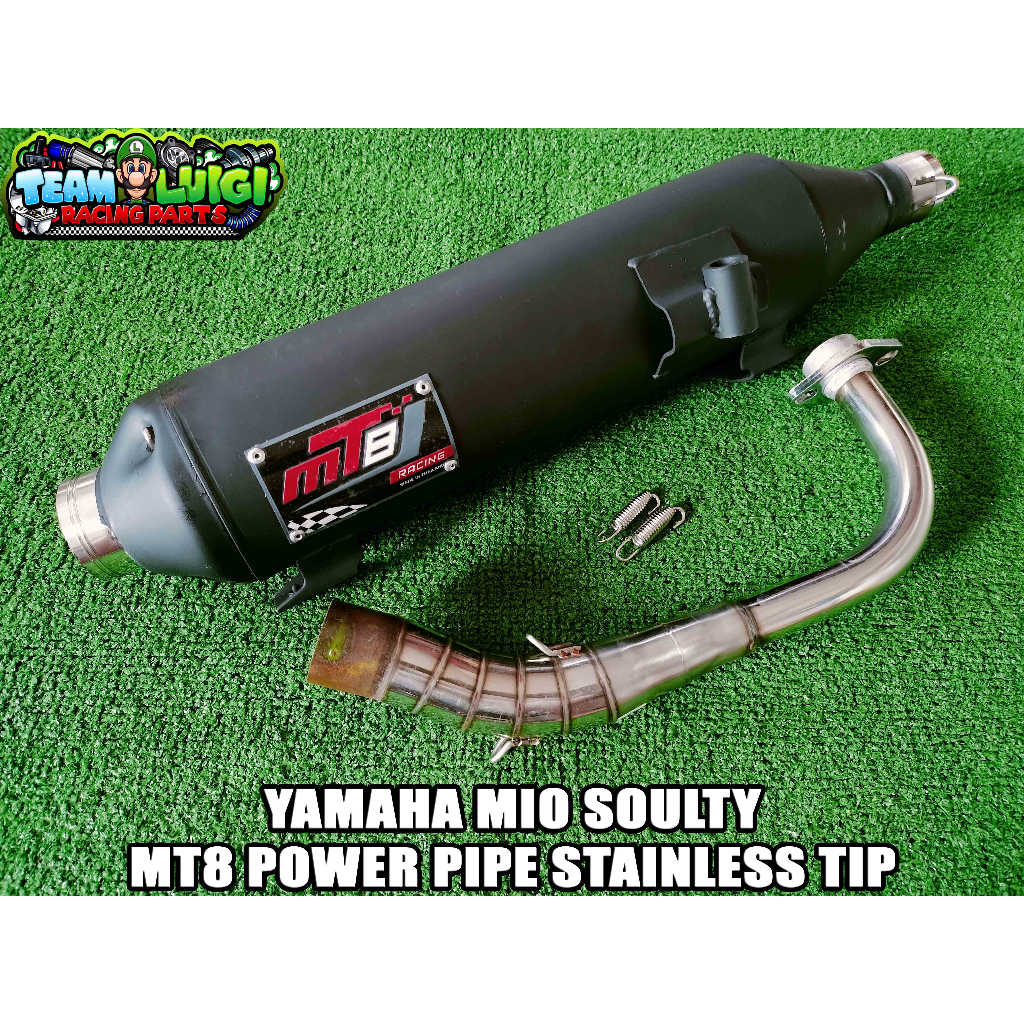 MT8 POWER PIPE FOR YAMAHA MIO SOULTY STAINLESS TIP | Shopee Philippines