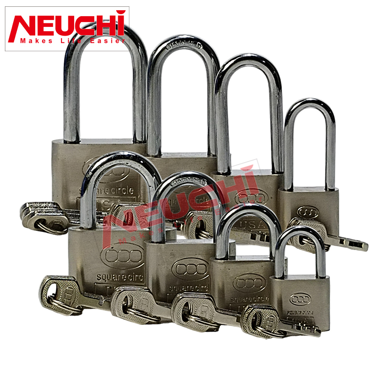 NEUCHI Heavy-duty Security Stainless Padlock(4 keys) | Shopee Philippines