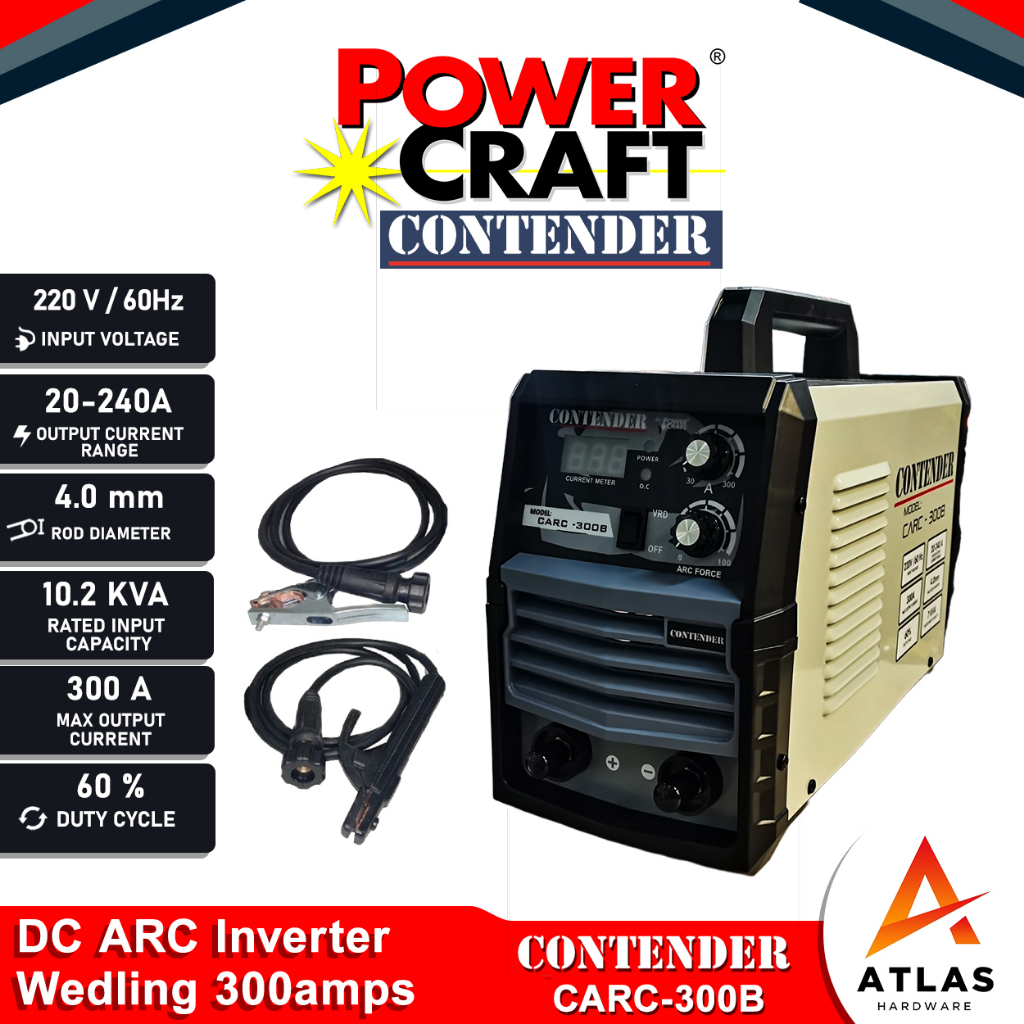 Contender CARC 300B NEW GENERATION Welding inverter 300amps Equip w ...