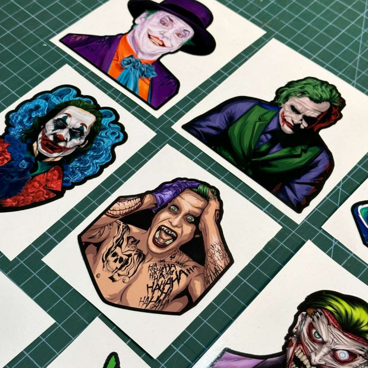 Joker Why so Serious Harley Quinn Sticker Decals for Motorcycle and Car ...