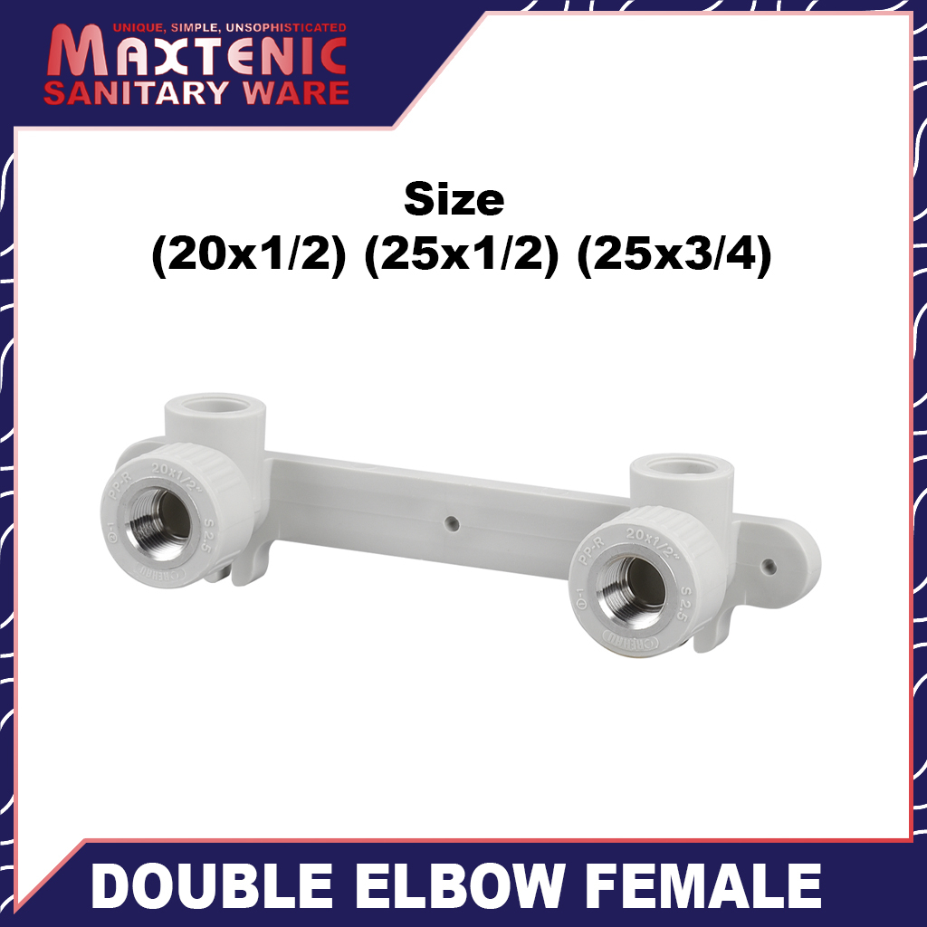 PPR SUPREME/FITTINGS/DOUBLE ELBOW FEMALE | Shopee Philippines