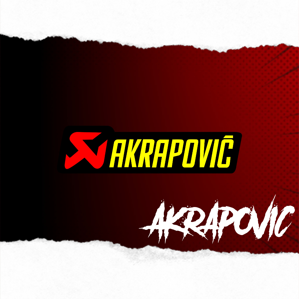 AKRAPOVIC decal sticker for car/motorcycle and helmet | Shopee Philippines