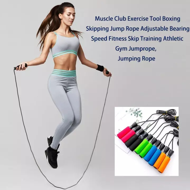 Adjustable Skipping Rope Anti-Slip Handles Jumping Ropes for Workout ...