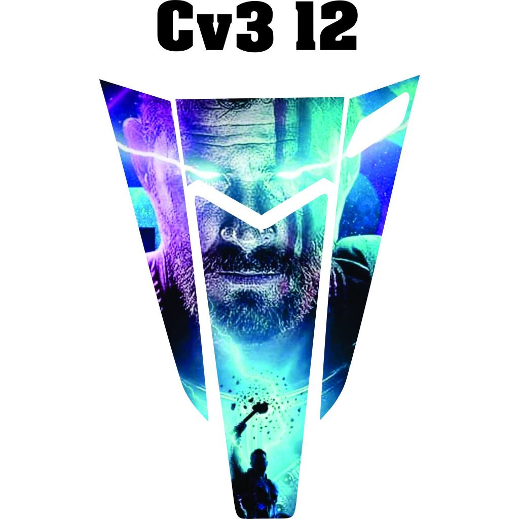 HONDA CLICK V3 FRONT PANEL M COVER DECALS/STICKER PRINTED LAMINATED (BATCH 1) | Shopee Philippines