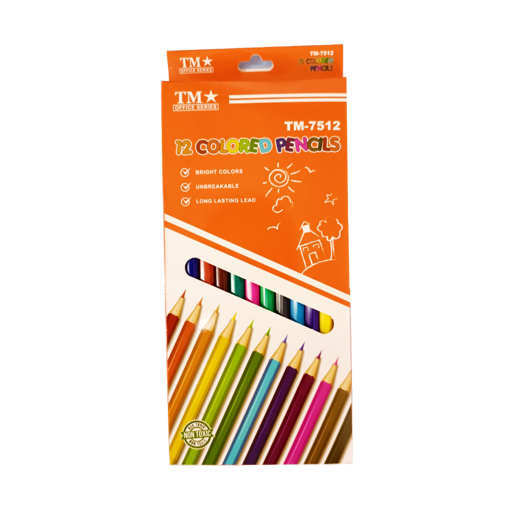 Assorted Colored Pencils High quality Drawing Pencil 12 colors | Shopee ...
