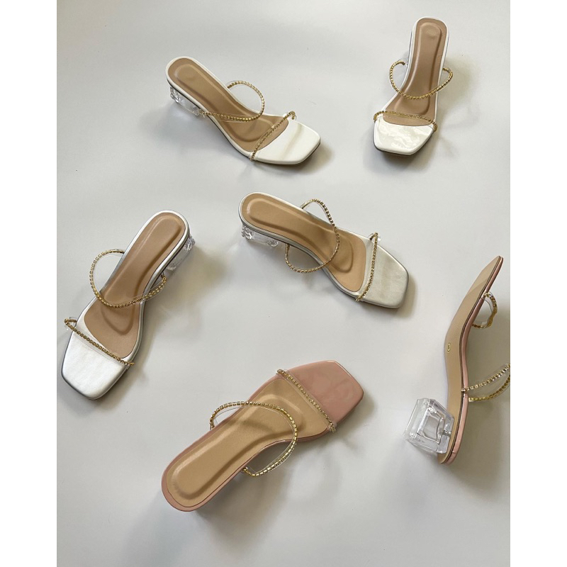CRIZA SHOES PERONA 1.5" TRANSPARENT HEELS | Shopee Philippines