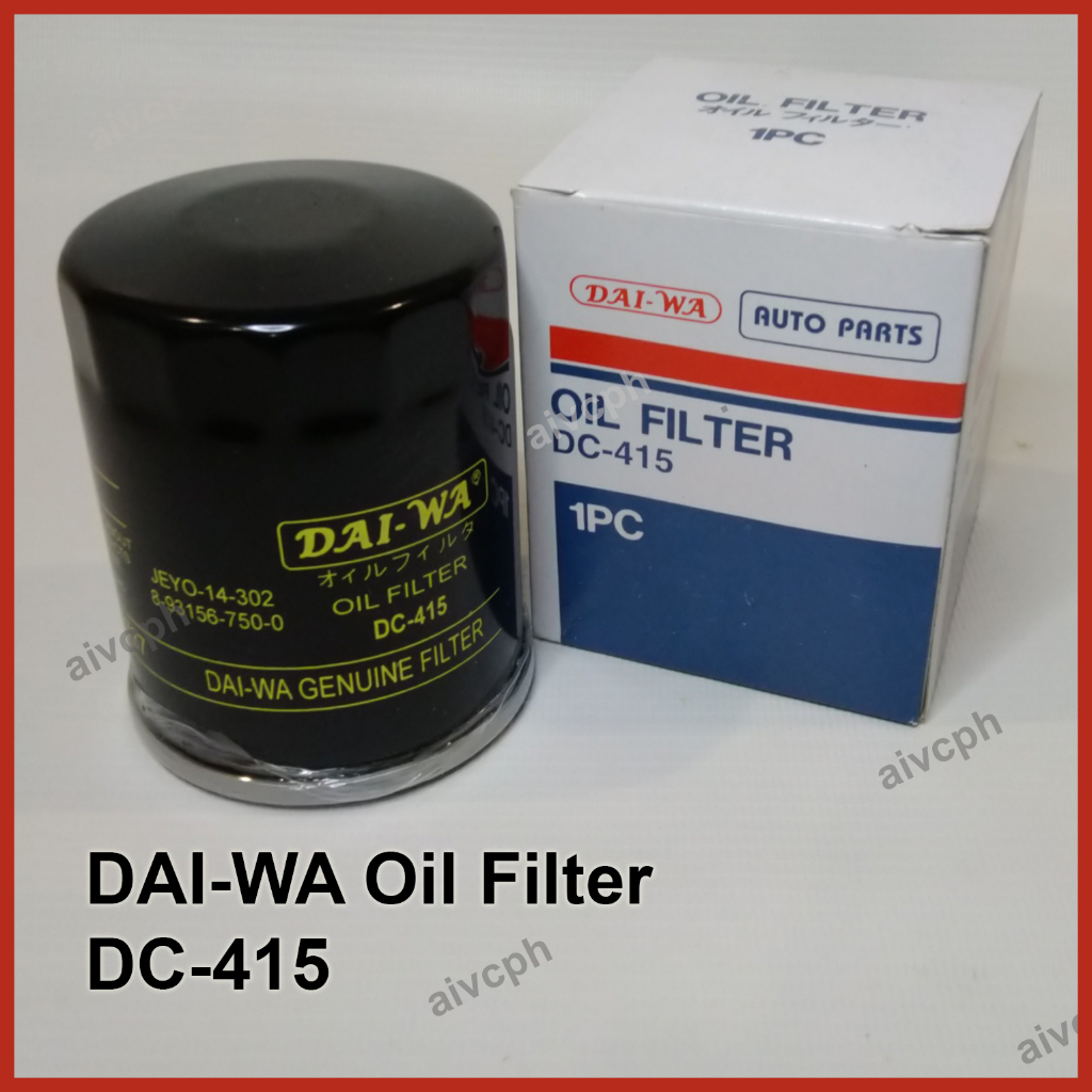 Dai-wa DC-415 Oil Filter (Cross Vic C-415 C415 Mitsubishi MD135737 ...