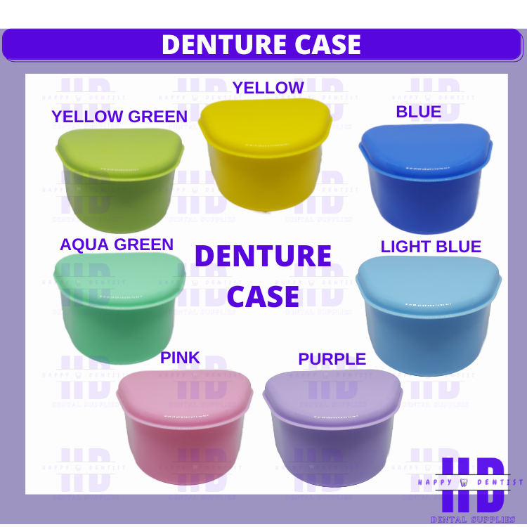 Denture Case (7 colors available), sold per piece | Shopee Philippines