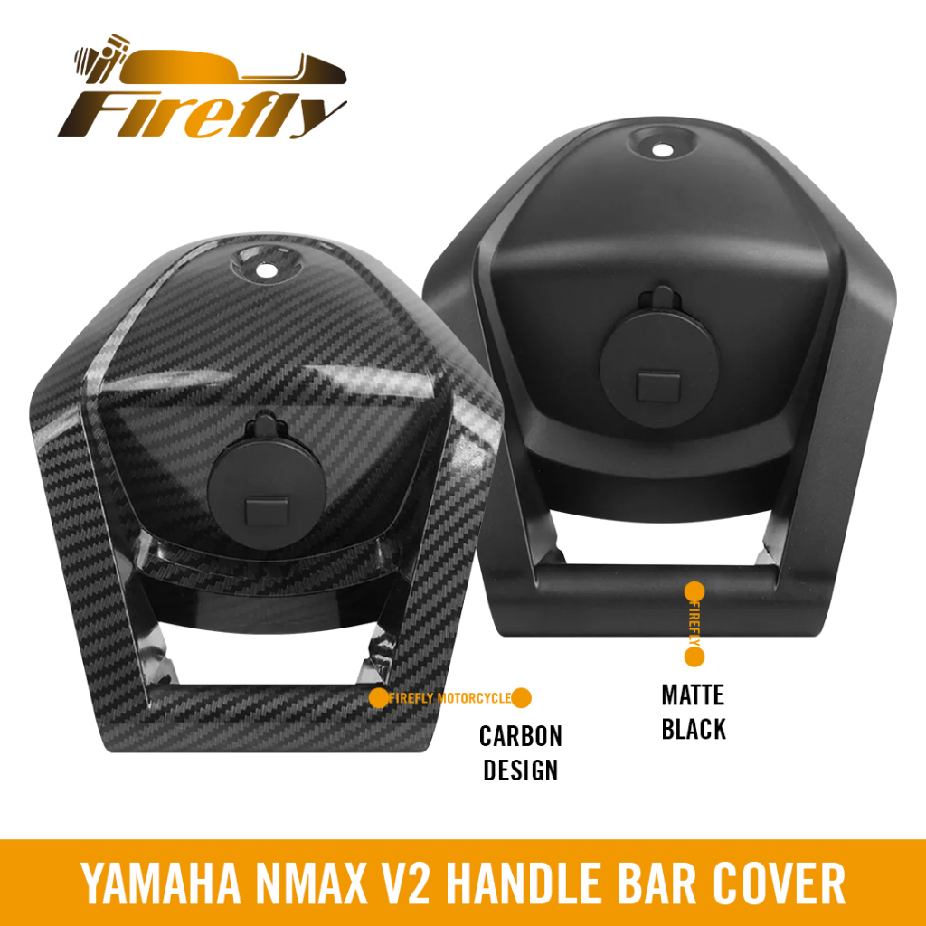 Nmax V2 Handle Bar Cover 6D Carbon Heavy Duty With USB Charger And On ...