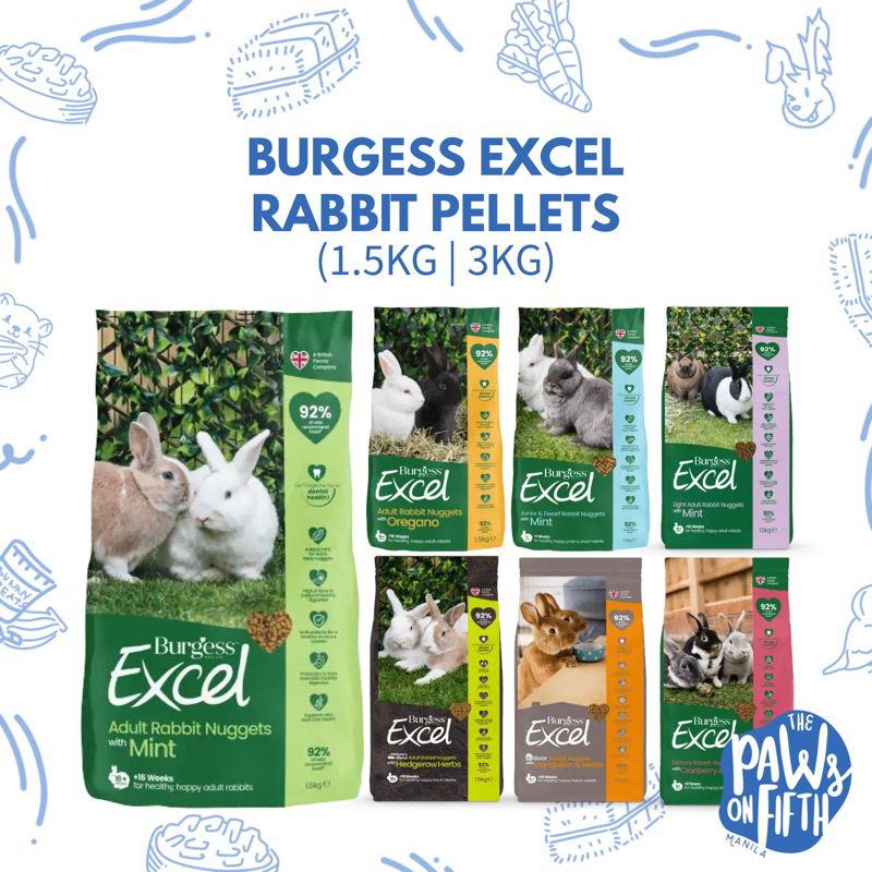 Burgess Excel Nuggets | Rabbit Pellet | Rabbit Food | Shopee Philippines